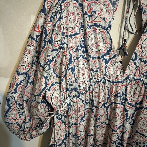 Bohemian Long Sleeve Maxi Dress